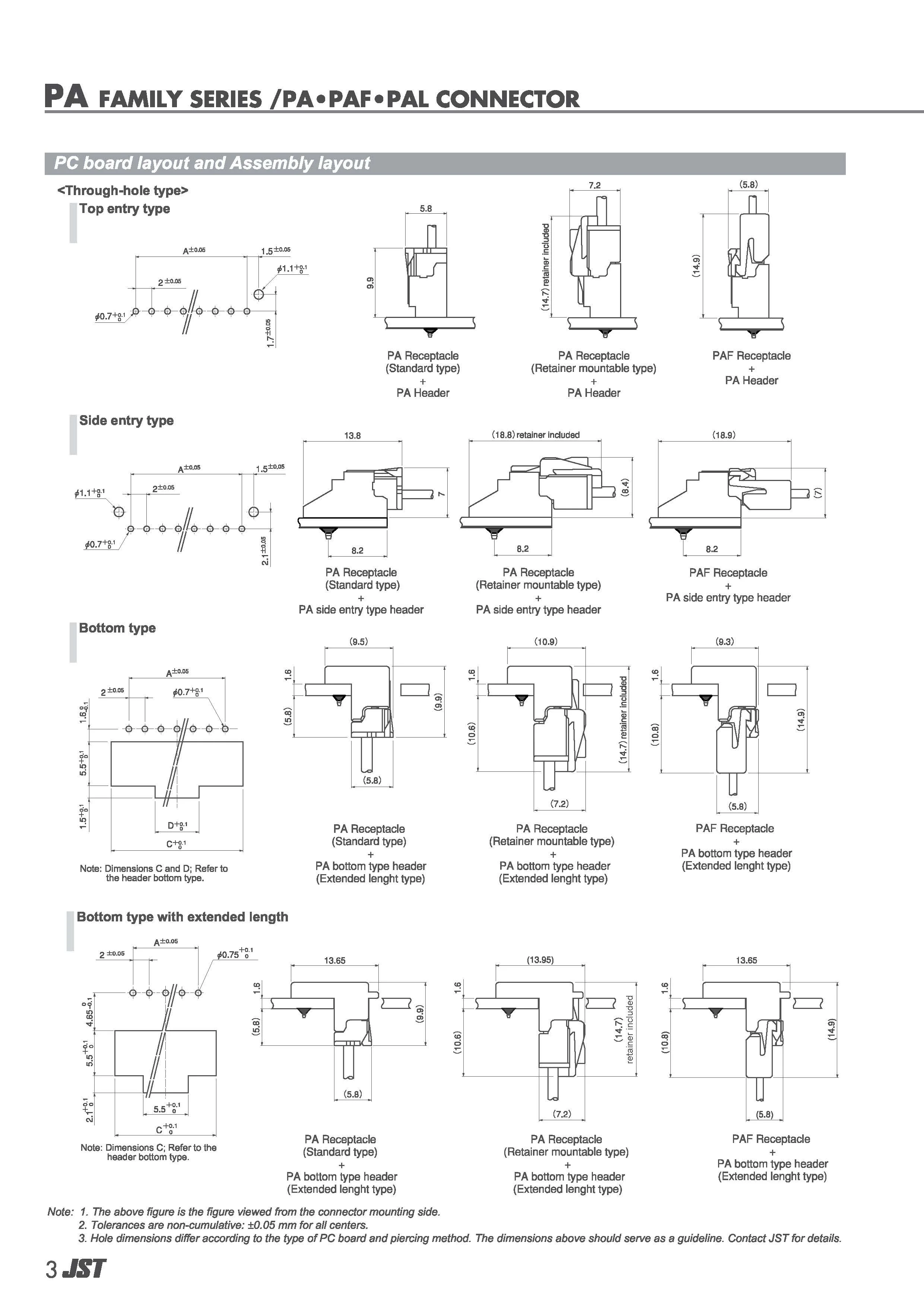 Pa Family Series Pa Paf Pal Connector Pap-07v-s 2.0mm Pitch / Wire-to ...