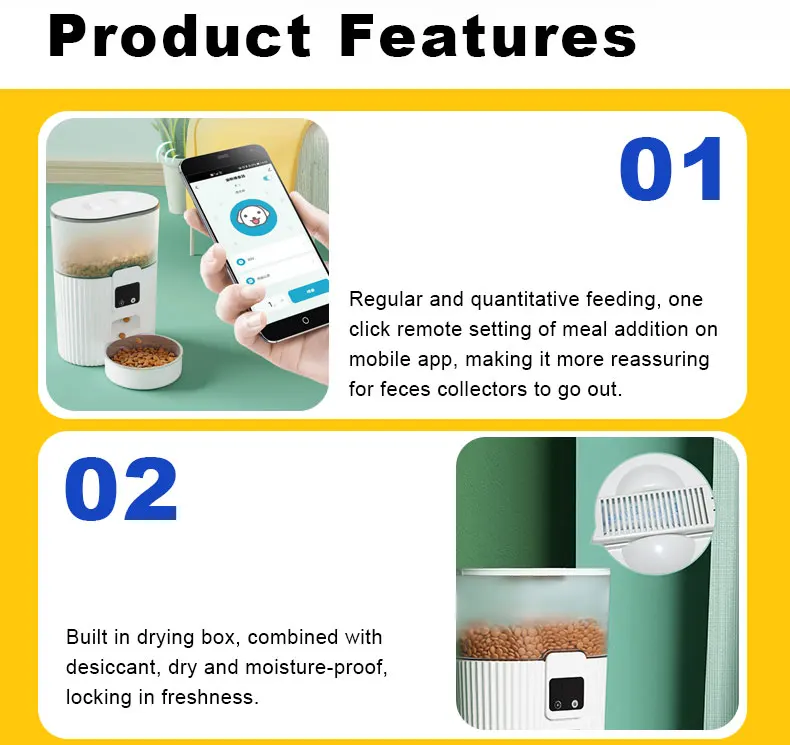 Freshness Preservation Feeders Automatic Pet Feeder Smart Food ...