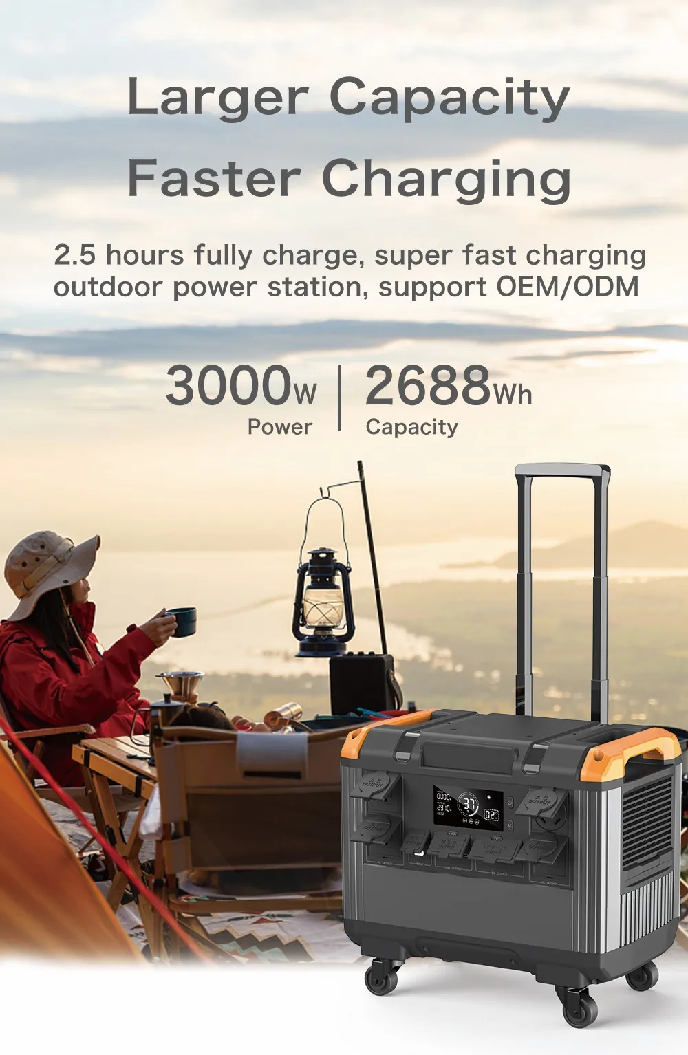 Solar Energy Premium Lithium Battery Generator Solar Generator 3000W ...