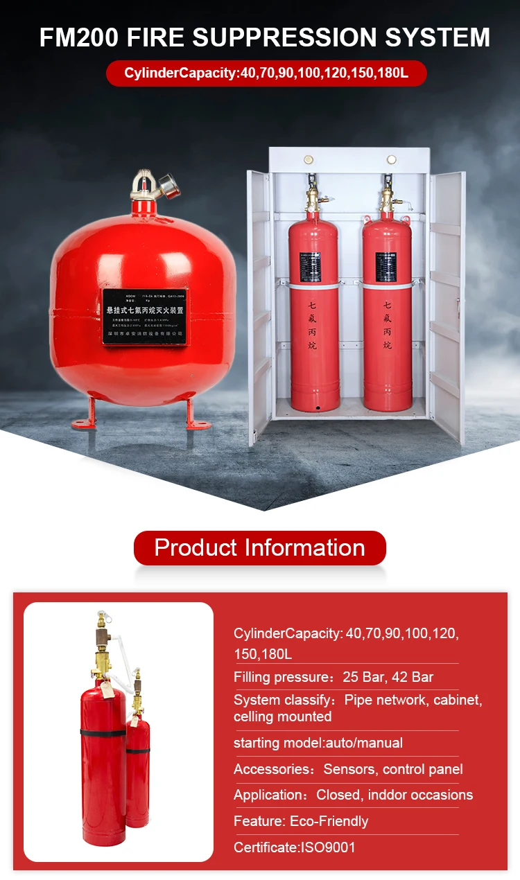 FM200 Gas Fire Extinguishing System - Reliable & Efficient