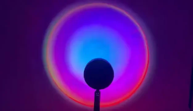 Remote Control Rgb Sunset Projector 16 Colorful Lamp Rainbow Atmosphere ...