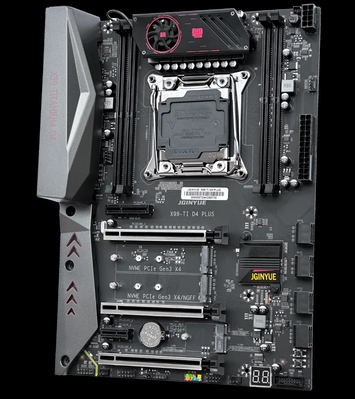 JGINYUE X99 TI D3 PLUS/X99 TI D4 PLUS Motherboard - Intel CPU Support