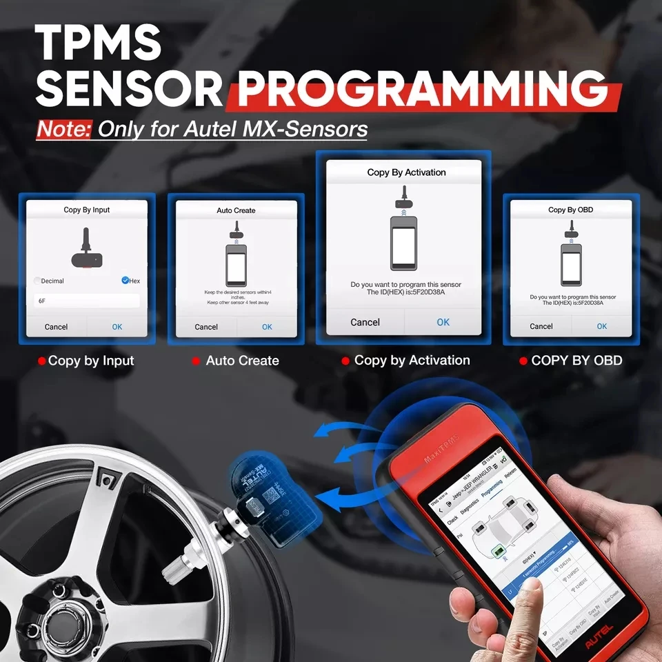 Autel Maxitpms Its600 Tpms Relearn Tool Support Sensor Relearn ...
