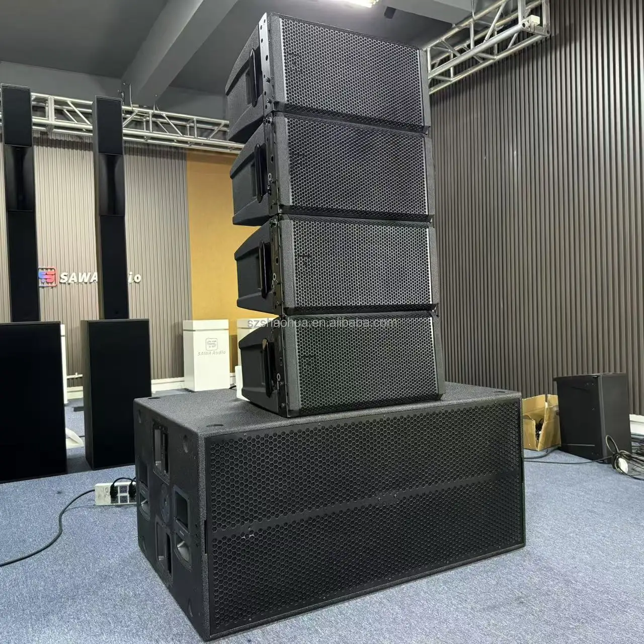 HDL 28-A Passive/active Dual 8 Inch Powered Sound System Hdl 28a Line ...
