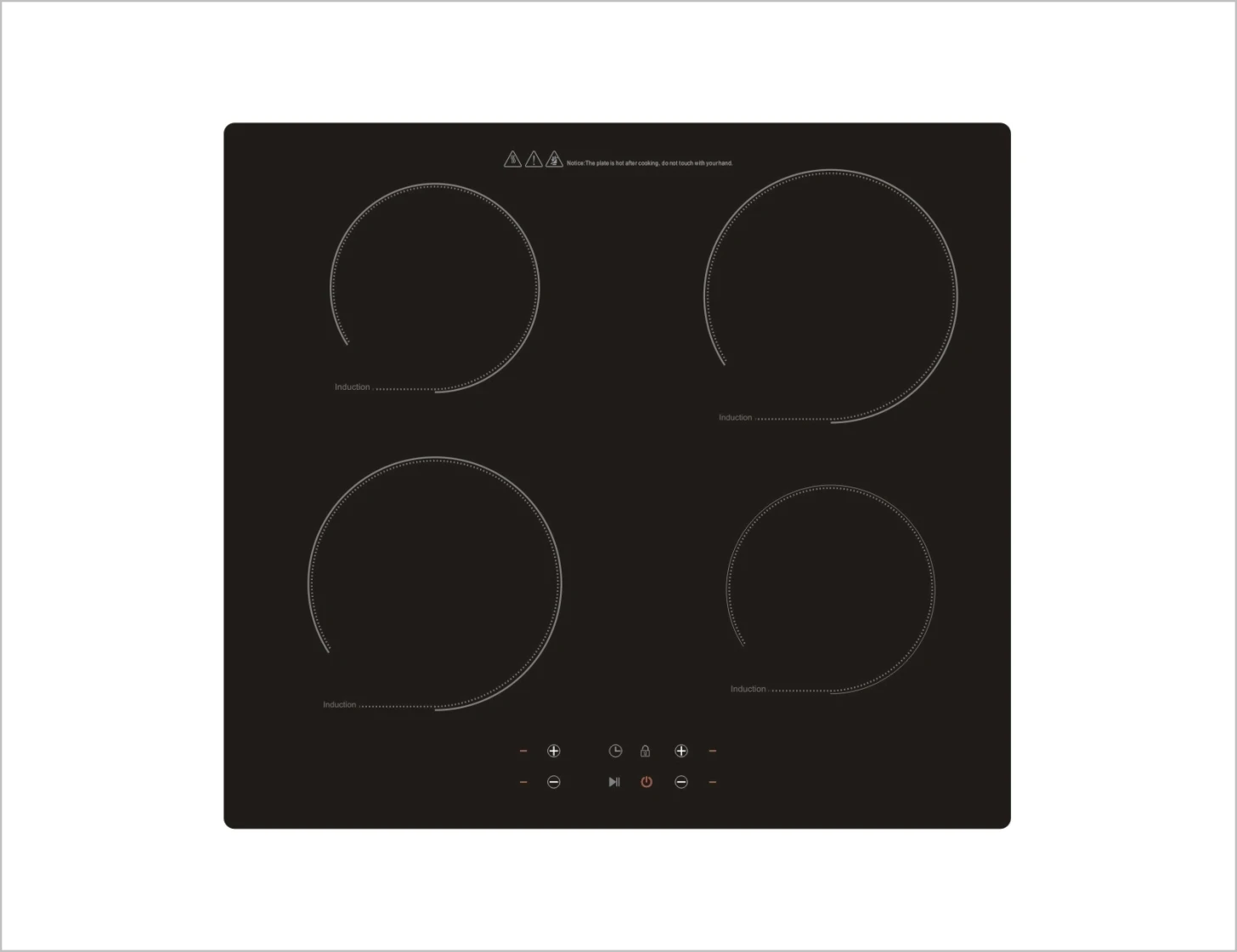 Factory Sale 4 Burner Induction Hob Cooker Embedded Multi-function ...
