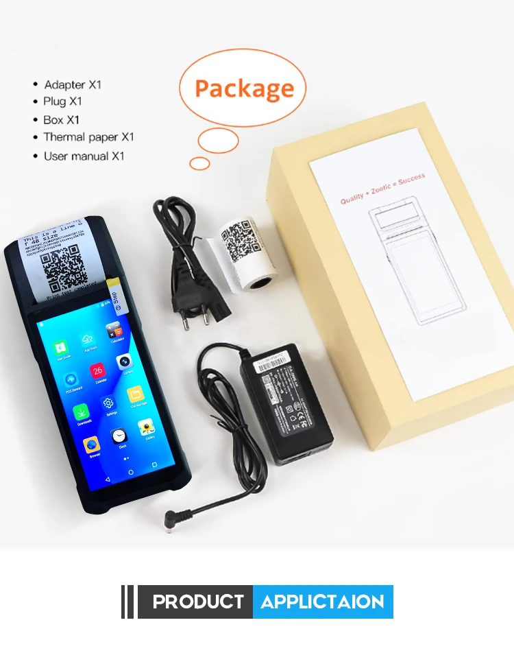 Terminal Pos Android Portátil,Impresora Térmica De 58mm,Escáner De ...