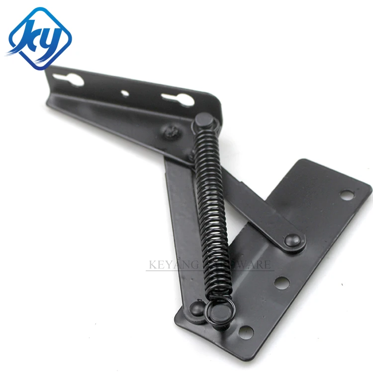 Iron Furniture Hinges Part Sofa Bed Storage Ottoman Hinge With Spring ...
