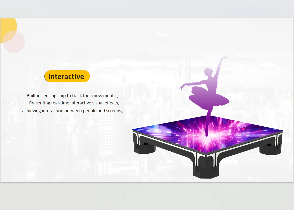 Real-time Interactive Visual Effects - Starshine LED Dance Floor