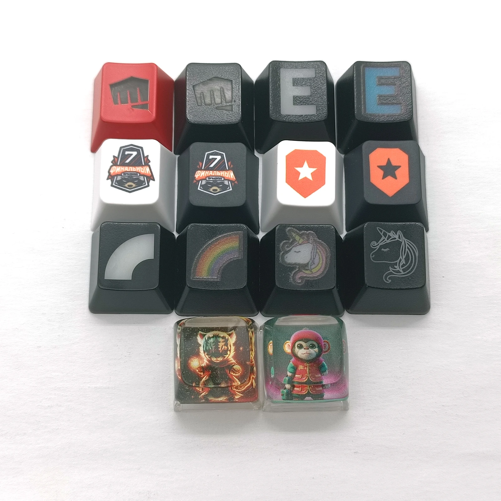 Personalized ESC Keys Custom 1U XDA/Cherry MX Patterned Translucent ...