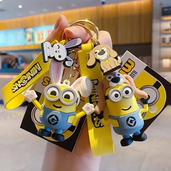 Genuine Cartoon Minions 12 Zodiac Key Chain Pendant Doll Key Chain ...