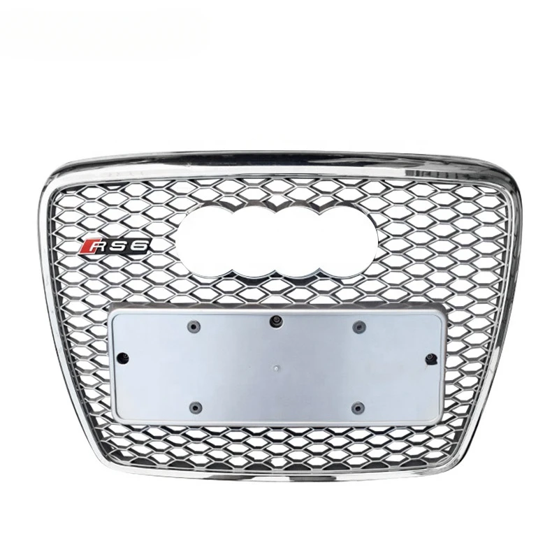 Audi A6 C6 A6L front grille S6 RS6 modified bumper grille 2005 2006 ...