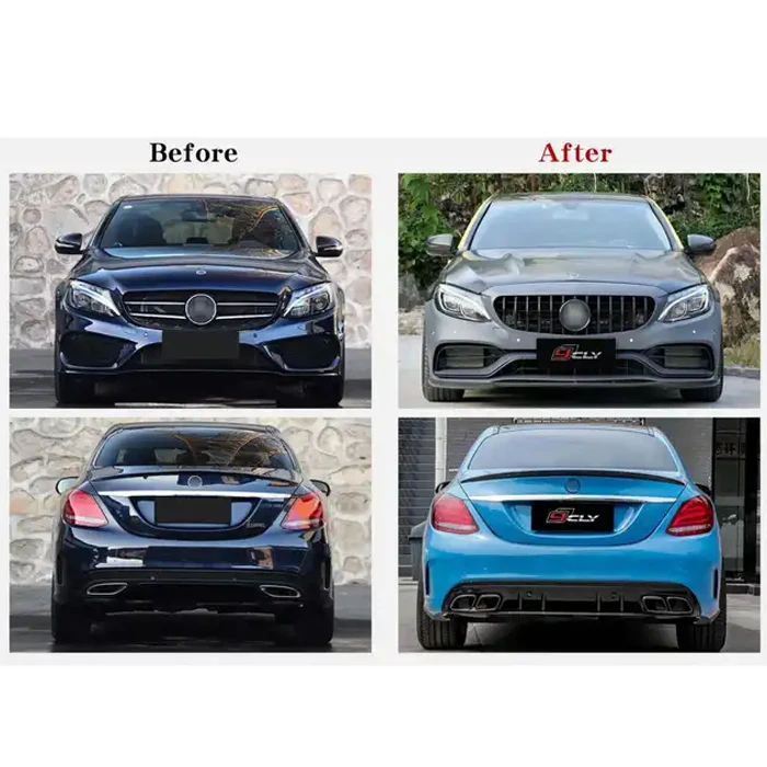 W205 Body Kit Upgrade Durable For 19-21 Benz C Class W205 Upgrade ...