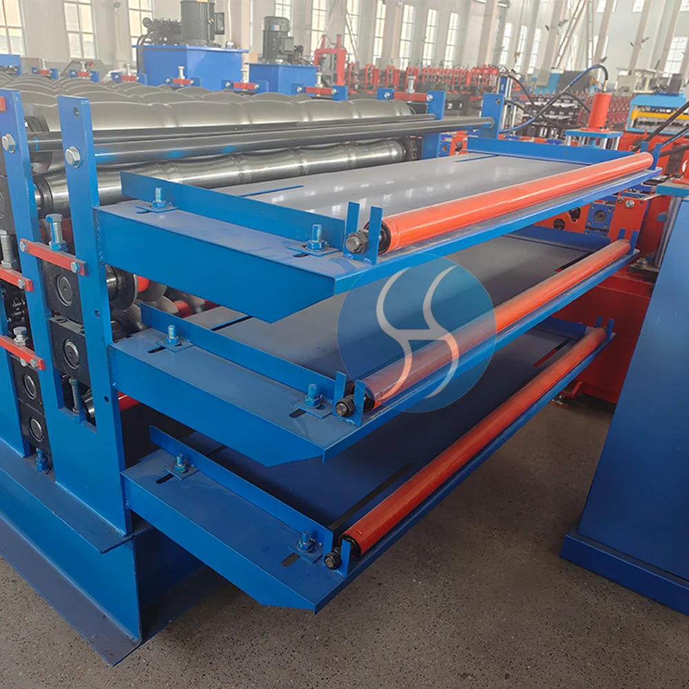 Galvanized Roof Sheet Metal Roof Making Machine Tile Making Forming ...
