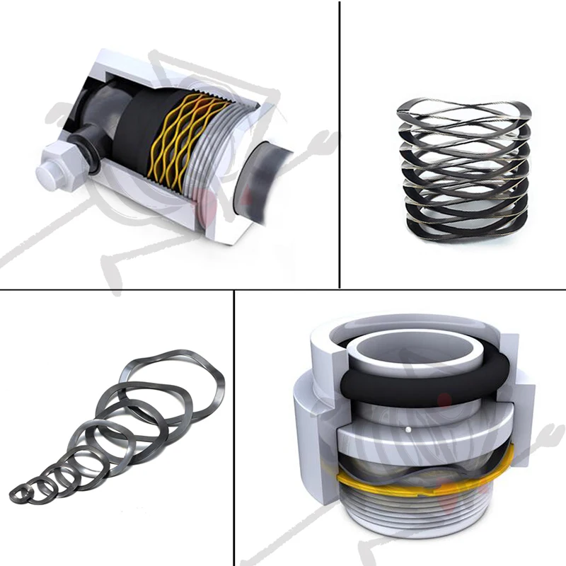 Custom Multi-wave Nickel Titanium Spring Compression Wave Spring ...