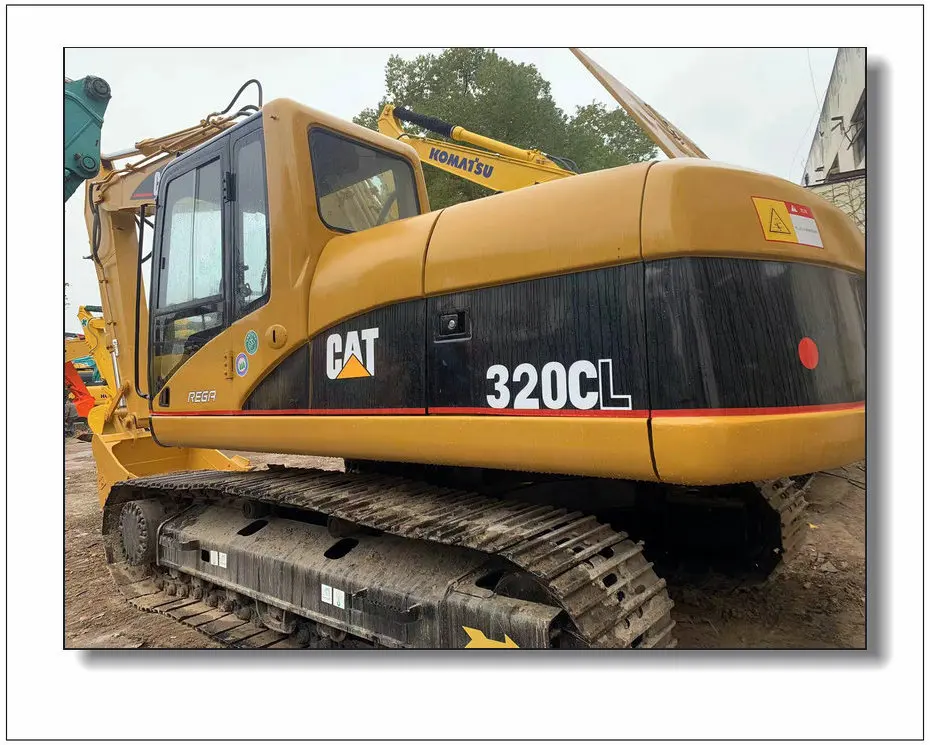 Cat 20 Ton Hydraulic Crawler Excavator Cat320cl Construction Digging ...