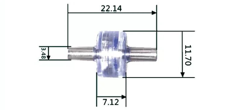 Mini Plastic Pneumatic Diaphragm Check Valve - ISO9001:2015