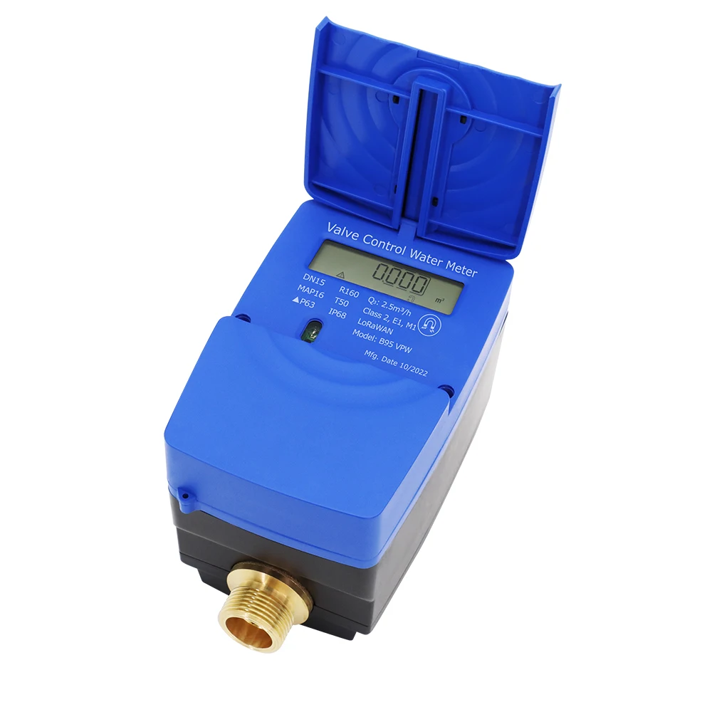 B97 Vpw Ultrasonic Smart Lorawan Prepaid Valve Control Mbus Rs485 Water ...