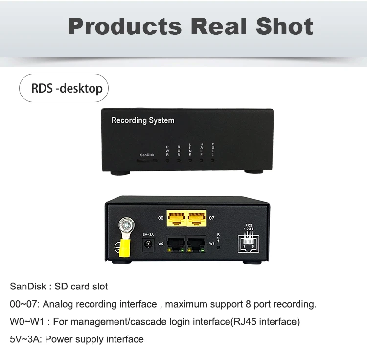 Excelltel Black Smart Desk Top Telephone PBX System with Hard Disk ...