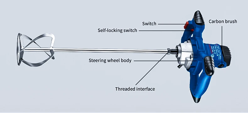 Mixture Drill Putty Paint Mix Tool With Steering Wheel - Buy Power Tool ...