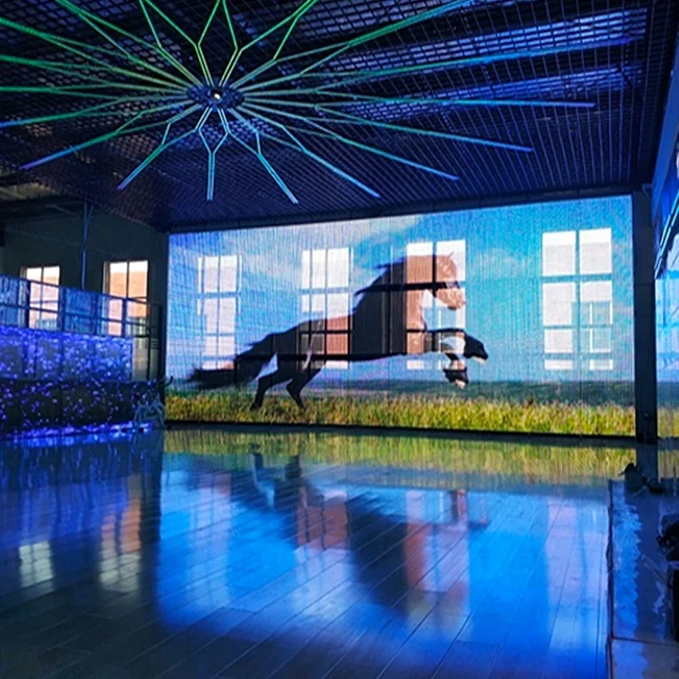 Outdoor Indoor Glass Transparent Led Film Display Transparent Panels ...