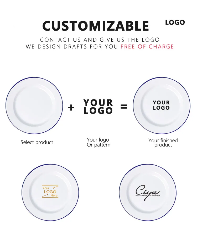 Wholesale Custom logo 9 Inch Round Matte Edge Curl Fruit Dessert Dishes ...
