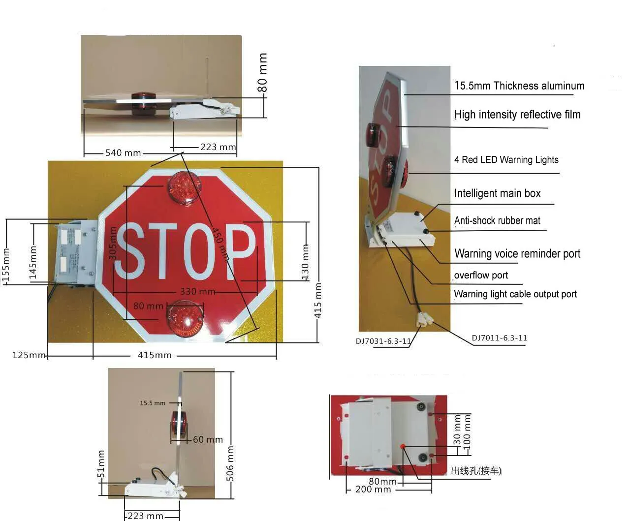 12V 24V School Bus LED Flash Sign Stop Arm| Alibaba.com