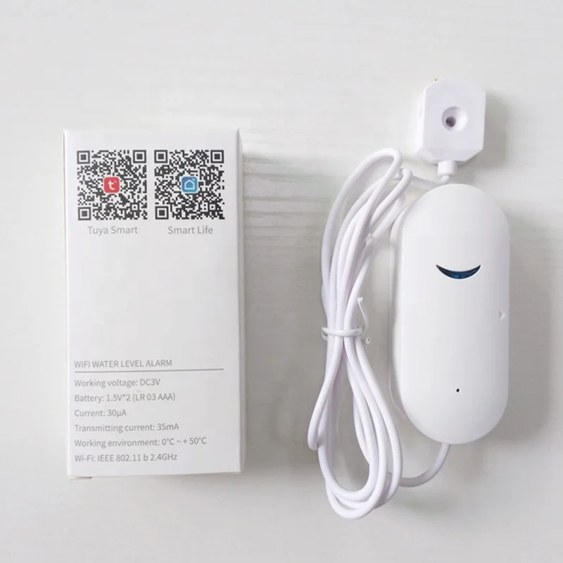Smart Life App Tuya Wifi Flood Sensor Water Leak Detector Working With Tuya Smart Valve ...