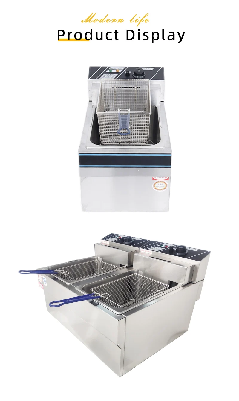 Snack Electric Fryers Commercial Chips Machine Potato Industrial Fried ...