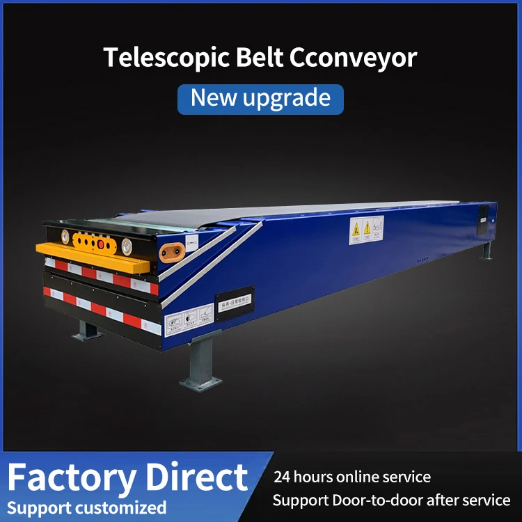 Factory Container Mobile Unloading Telescopic Automatic Truck Loading ...
