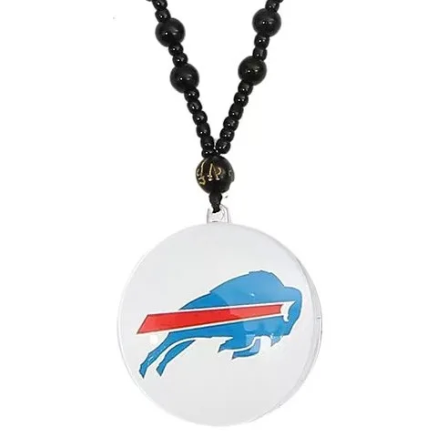 Teams 32 Nfl Football Necklaces Glass Pendant Bead Chain Sweater Chain ...