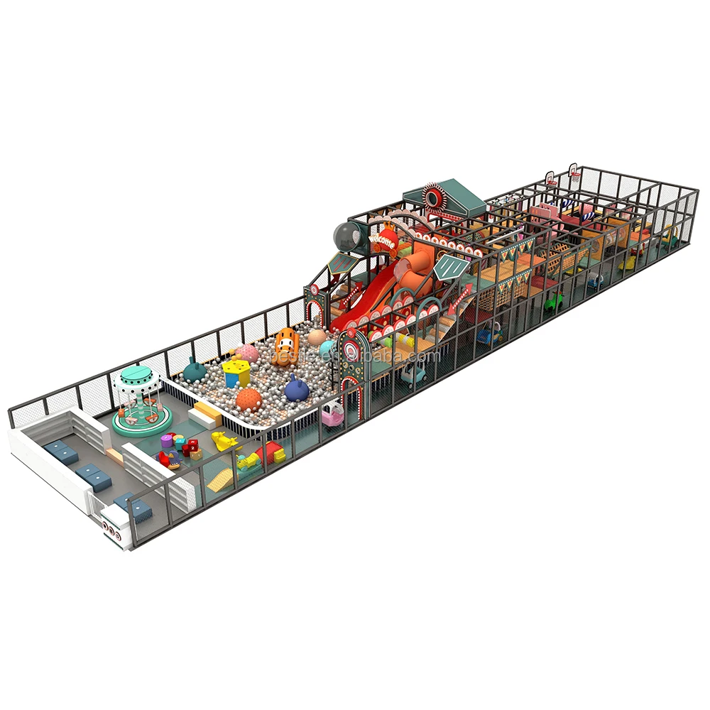 Amusement Park Playground Commercial Indoor Playground Slide Ball Pit ...