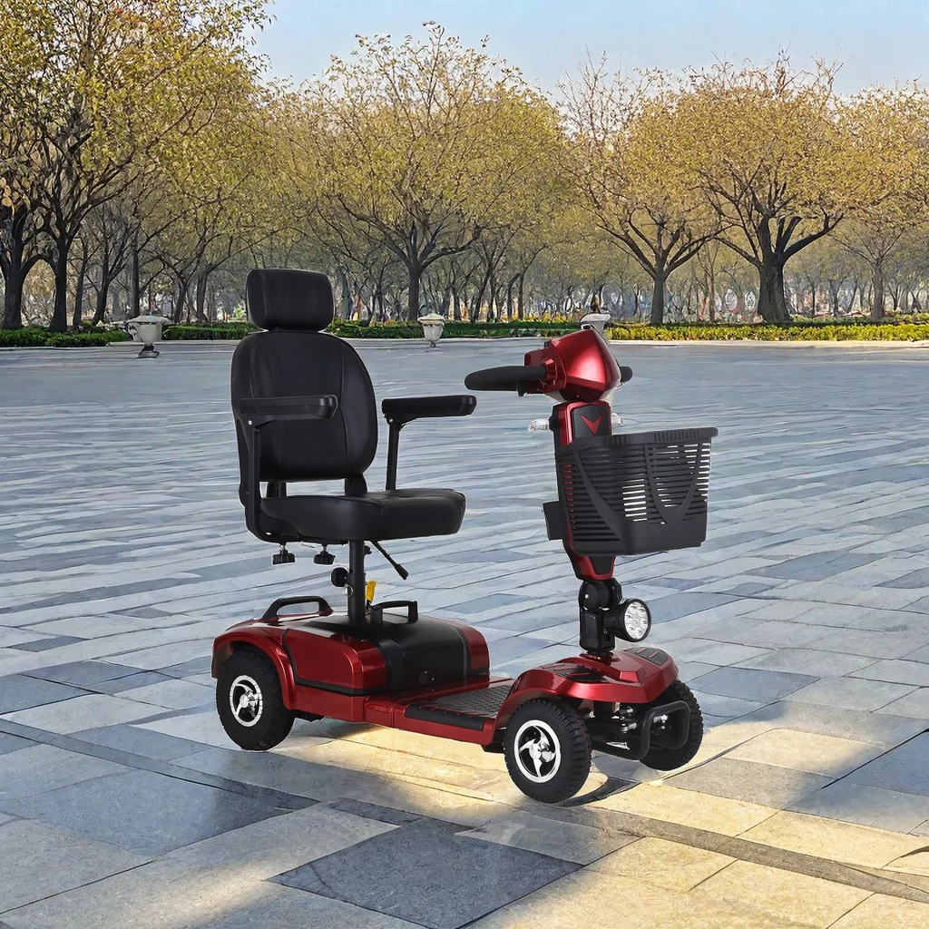 4 Wheel Electric Mobility Scooter Adults 150kg Maximum Load Capacity ...