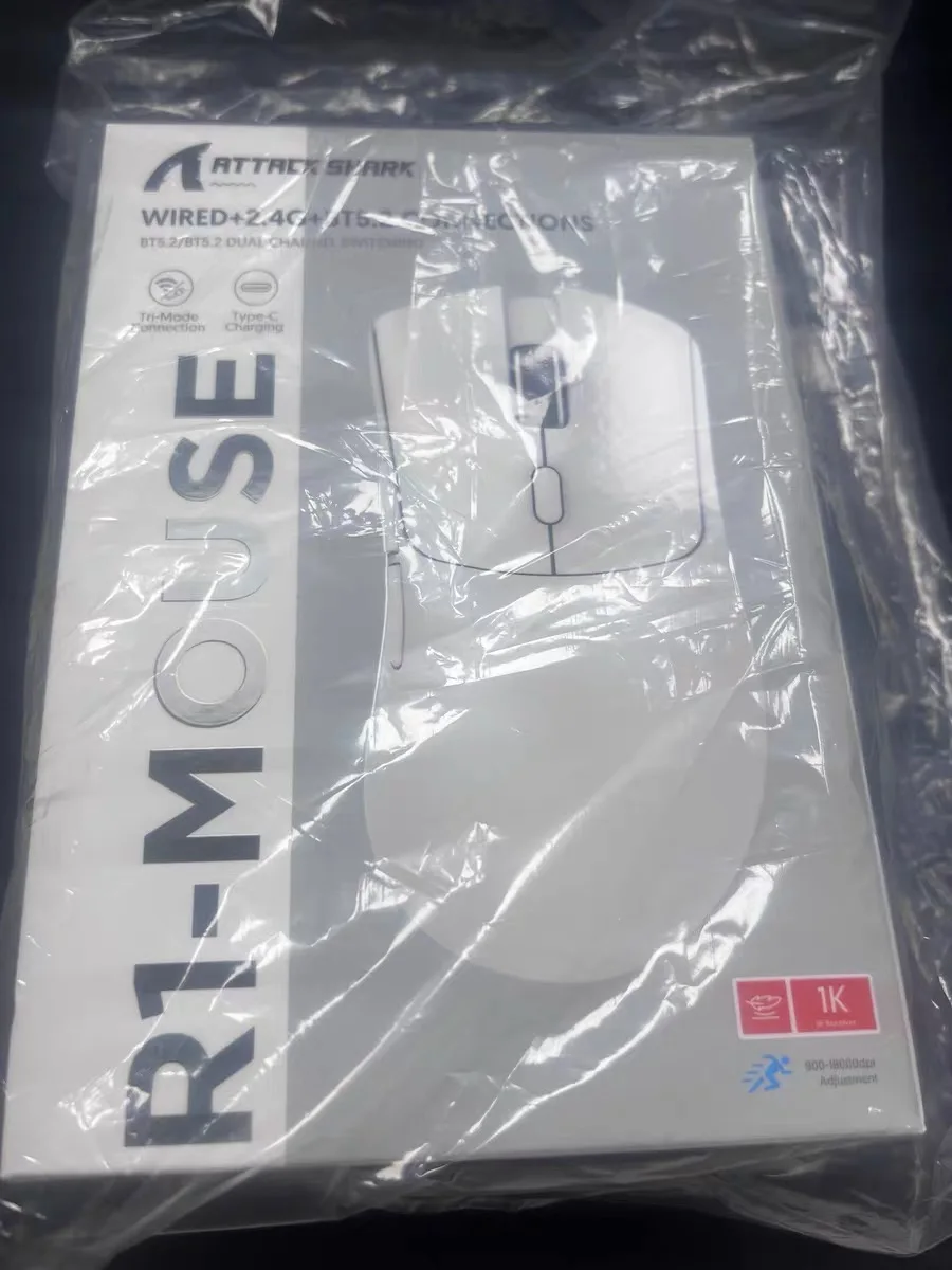 Attack Shark R1 Wireless Mouse Lightweight Paw3311 E-sports Game ...