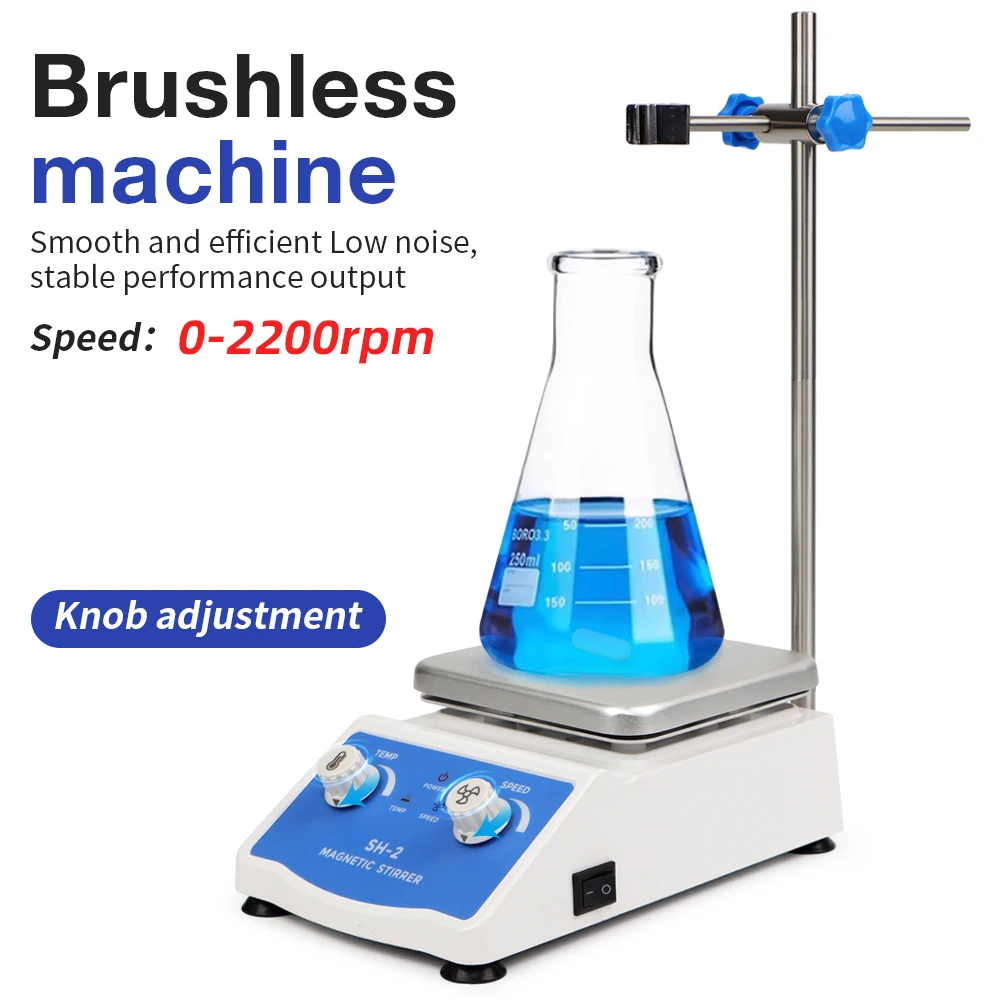Professional Lab Mixer 2L Magnetic Stirrer with Heating OEM Magnetic ...