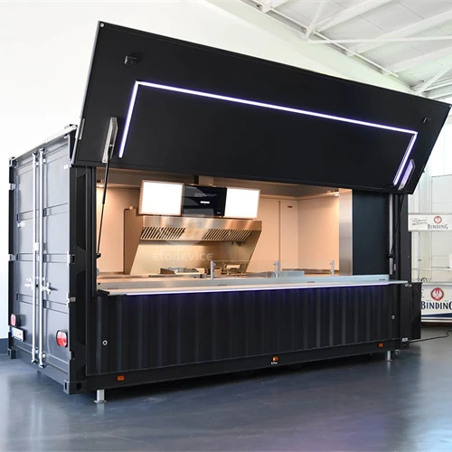 Modern customization container shop kiosk vending snake container ...