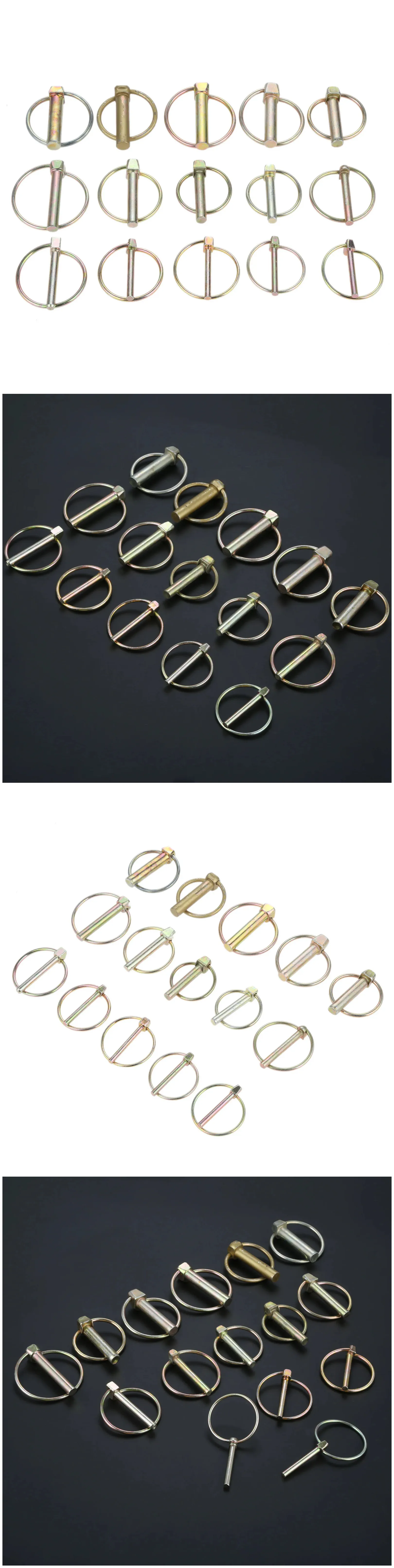 Steel Heavy Duty Boot Lynch Tractor Trailer Truck Pin Ring Clips for ...