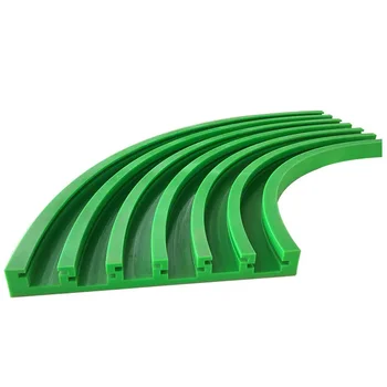 Curved Plastic Guide Rail With Extruding Model Cut To Size Processing ...