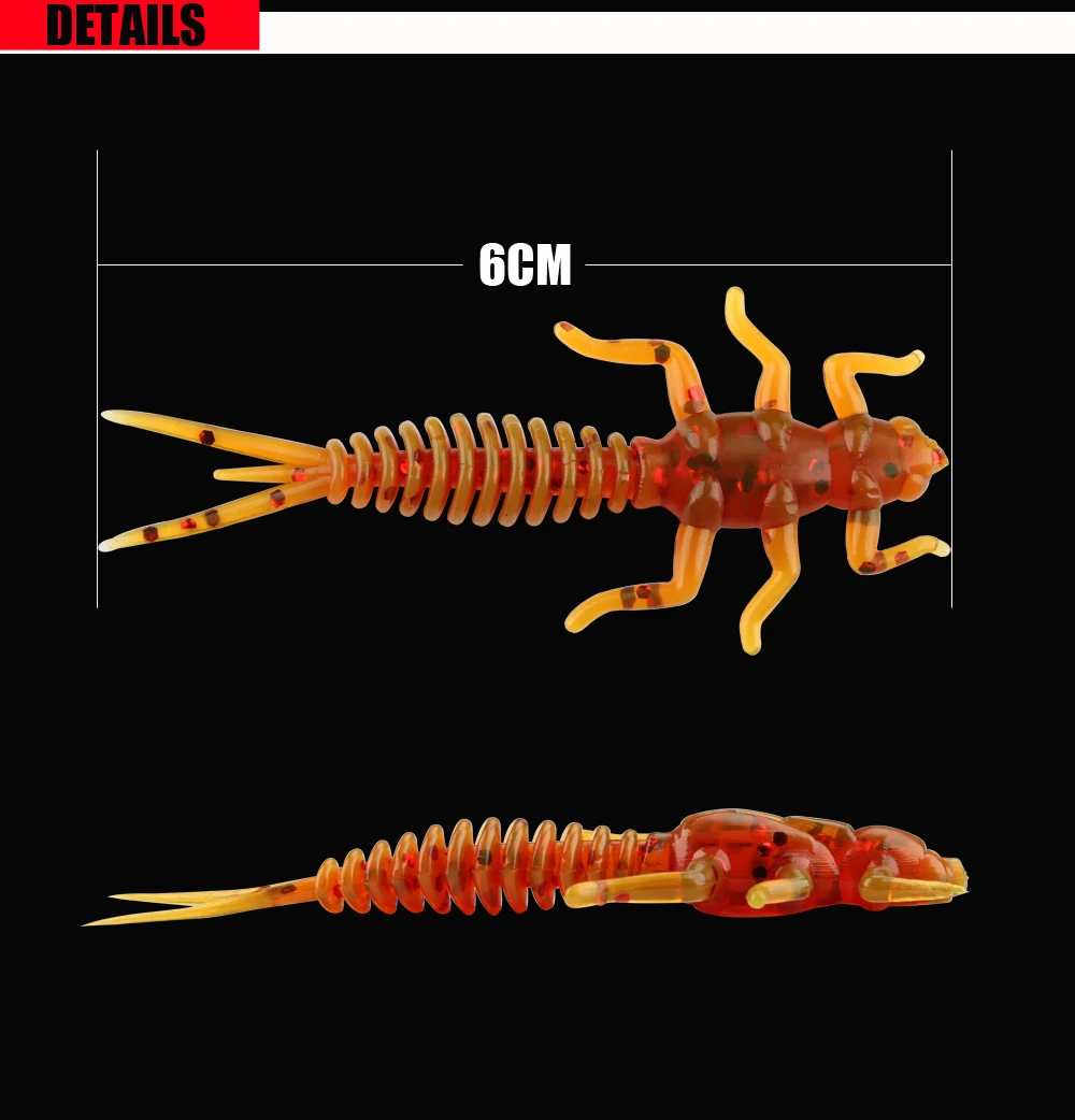 Spinpoler Soft Larva Offshore Fishing Lure Artificial Bait Worm ...