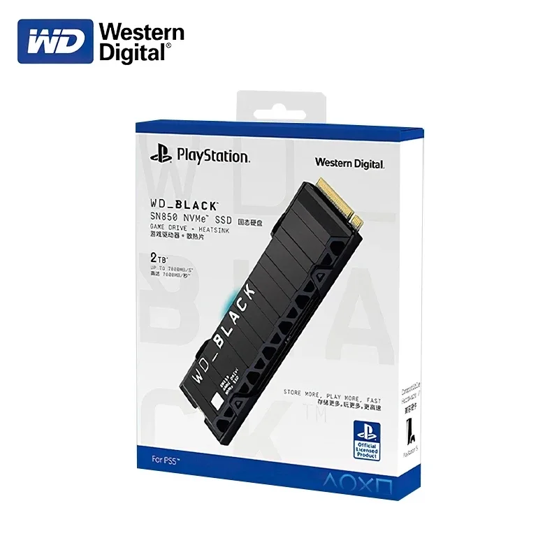 Western Digital Wd Black Sn850 Nvme Ssd For Ps5 Consoles Pcie Gen4 Game ...
