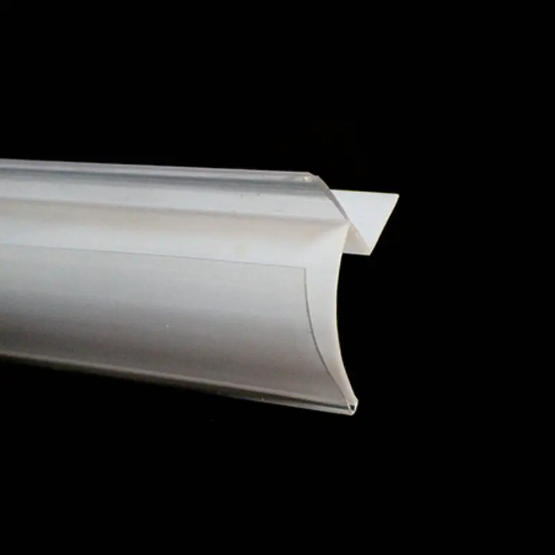 Clear PVC Shelf Strips Rack Plastic Price Tag Label Holder for Retail ...