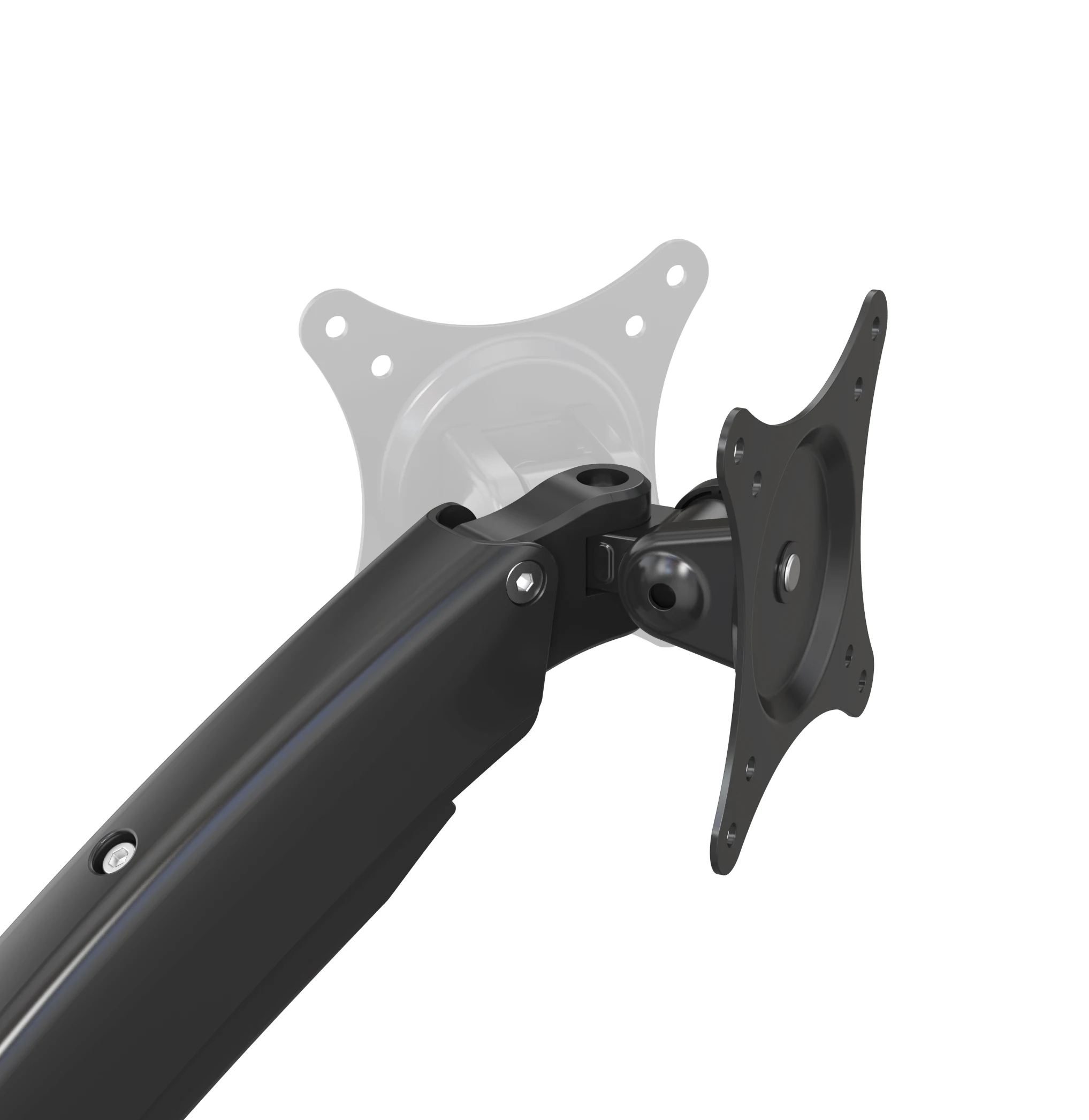 V-mounts Sit-to-Stand Wall Mount - Adjustable Computer Station