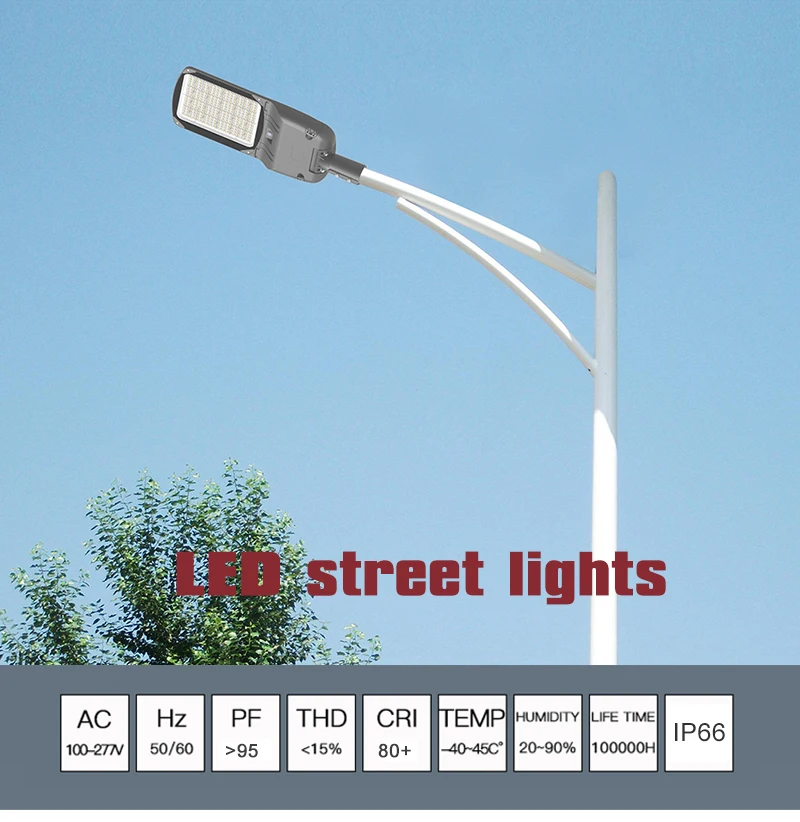 IP66 LED Shoebox Street Light Waterproof Commercial Premises Highway ...
