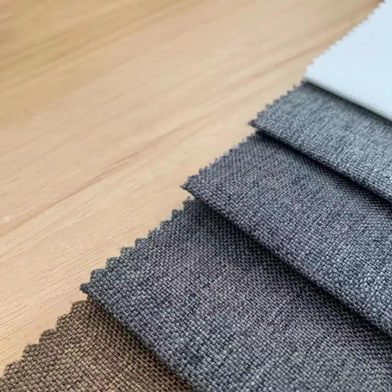 Hot Sale 100% Polyester Linen Look Sofa Fabric - Buy Polyester,Linen ...