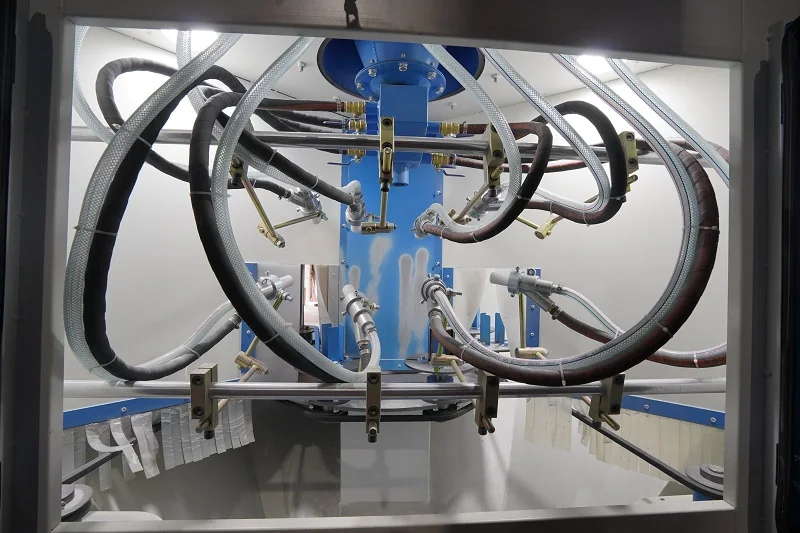 Large Turntable Intermittent Rotation Automatic Sand Blasting Machine ...