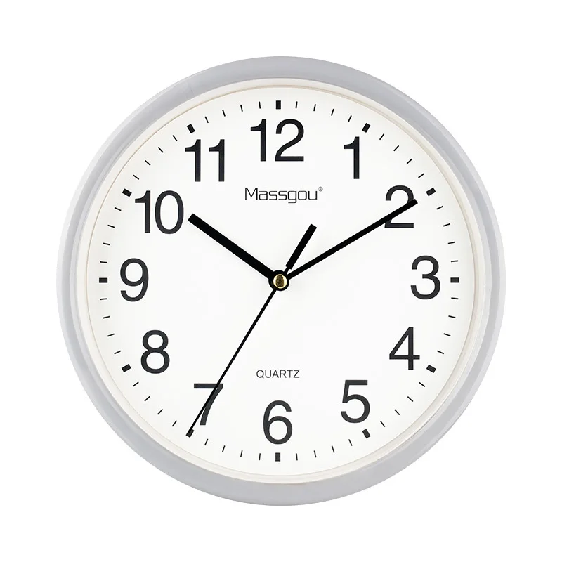 Small Mini 6inch Plastic Frame Wall Clock Silent For Living Room ...