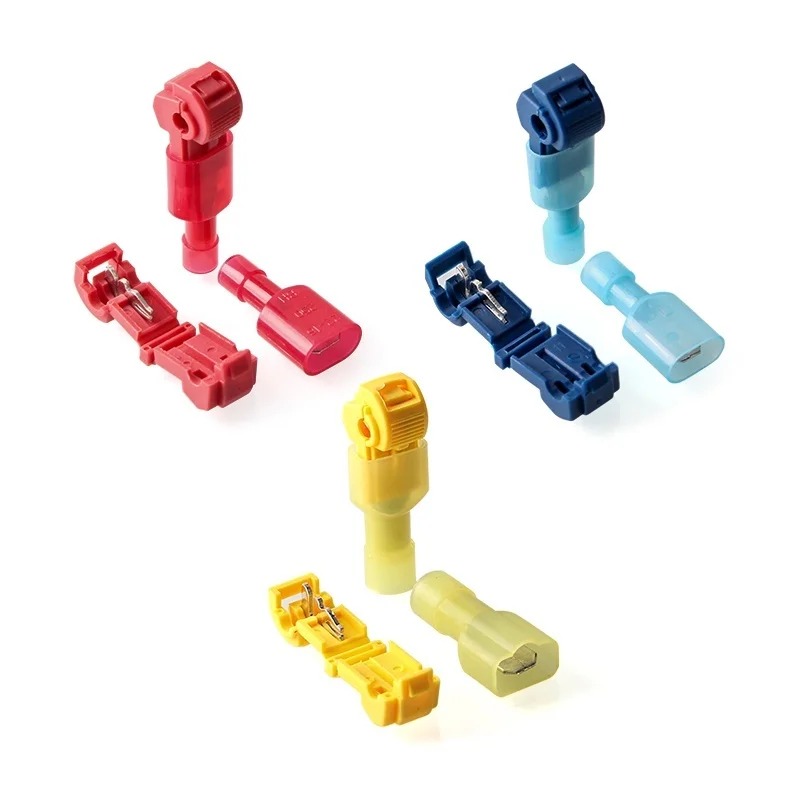 100pcs Set Scotch Lock Quick Splice Connector Terminals Assortment Kit ...