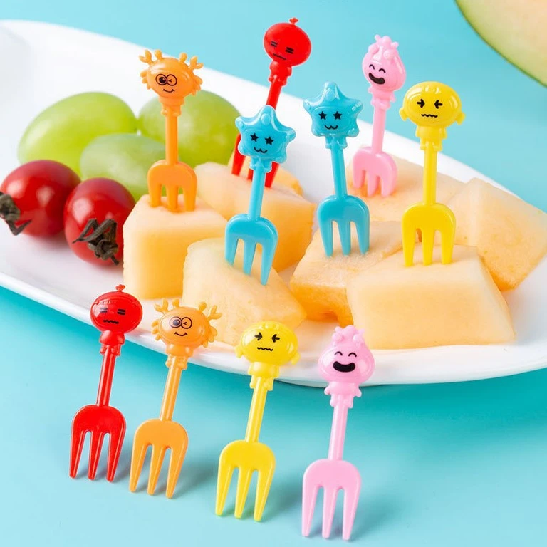 M23 Bento Picks Kids Child Animal Farm Fruit Shape Tenedores Para Fruta ...