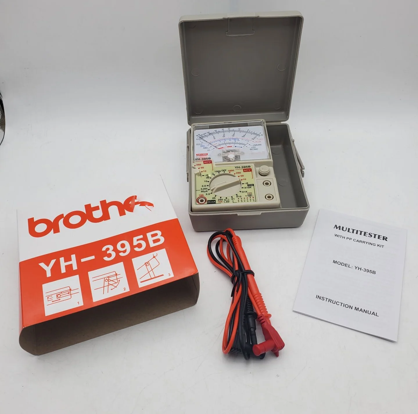 Brother YH395B Analog Multimeter with DC Voltage Measurement ...