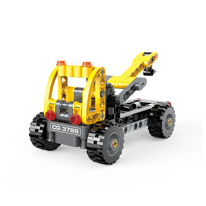 Cogo Plastic Educational Building Blocks City 3 In 1 Engineering ...