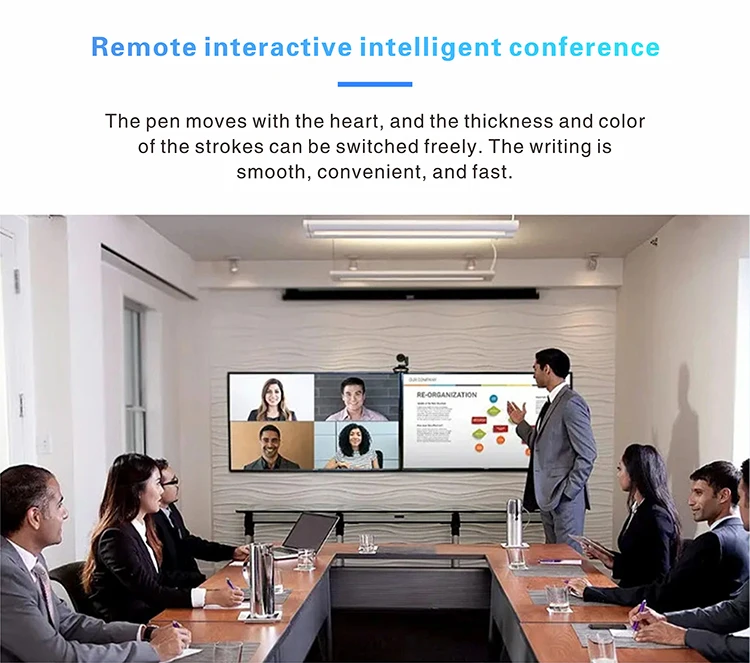 Intelligent Teaching Conference Flat Panel All-in-one Touch Screen TV ...